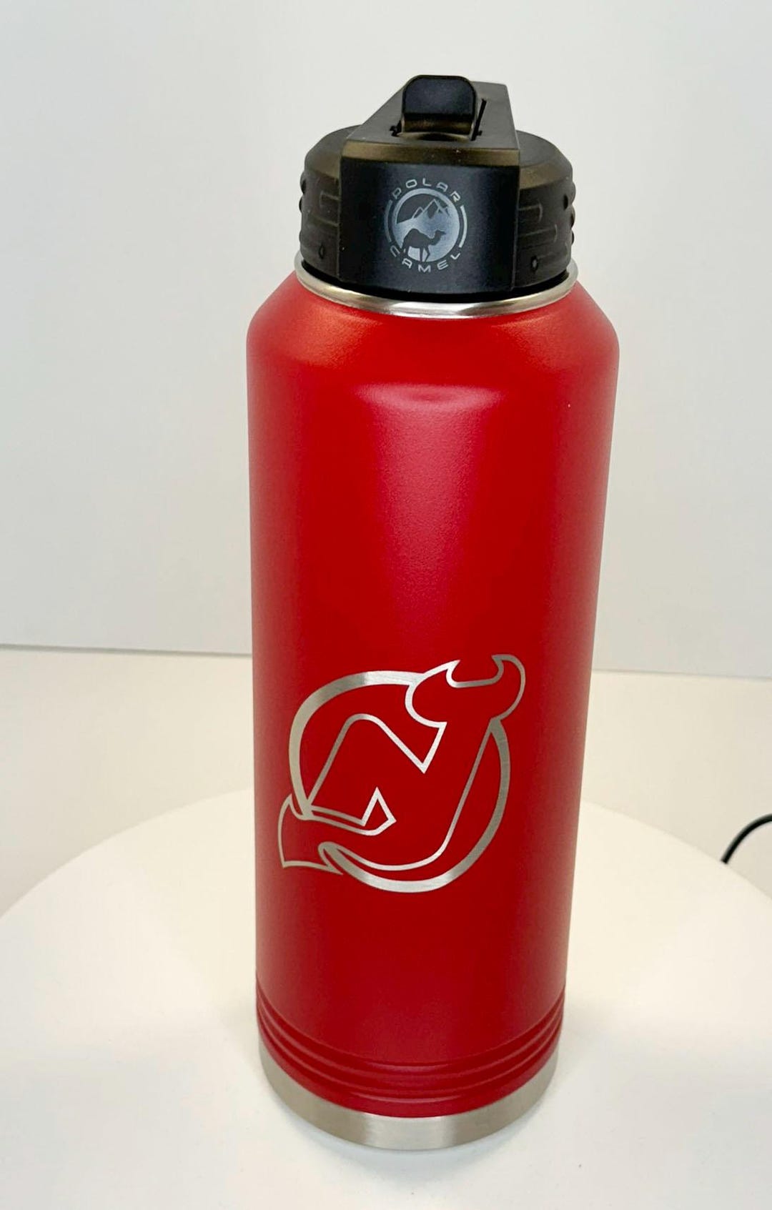 NJ Devils Water Bottle - Etsy