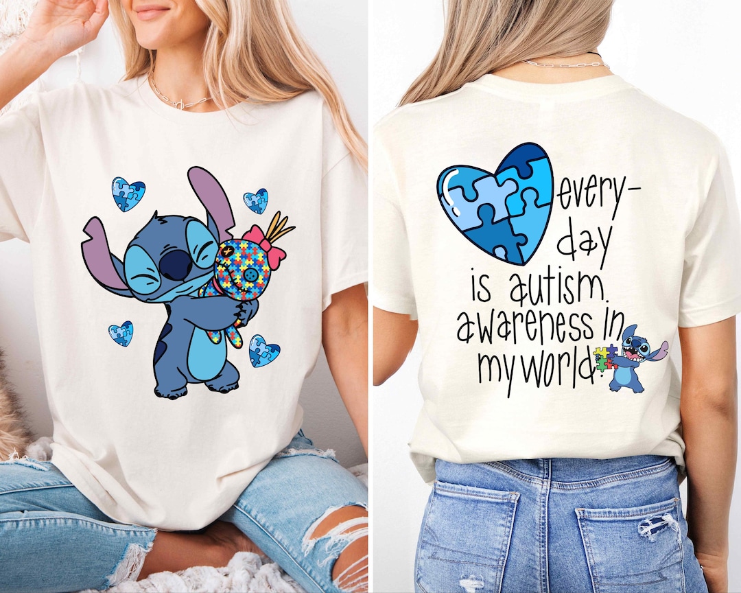 Stitch Autism Awareness T-shirt, Disney Autism Shirt, Awareness Day ...