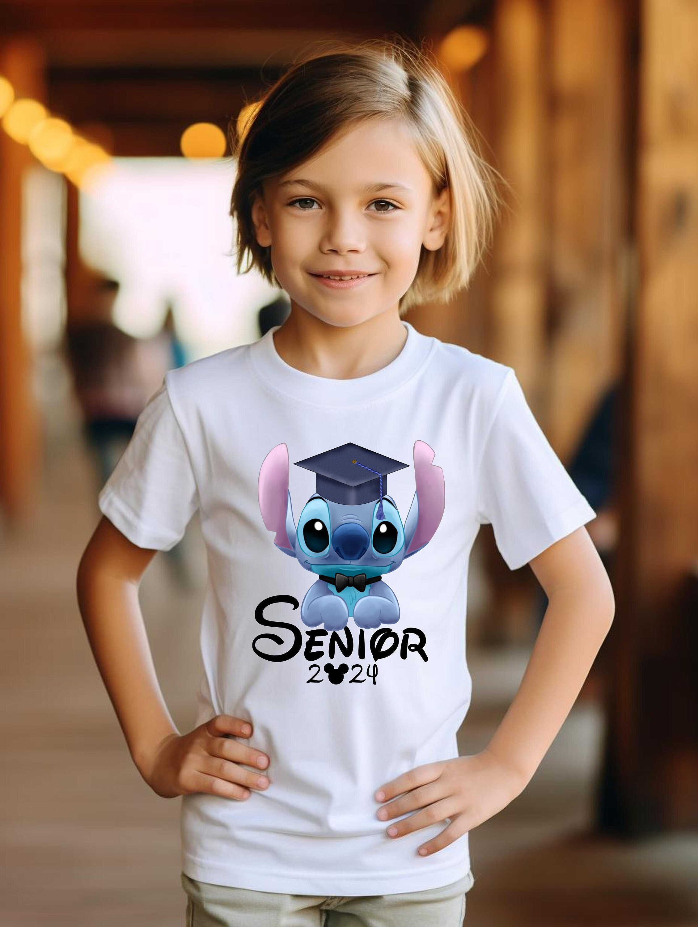 Stitch Senior 2024 School Shirt, 2024 Class of Senior Shirt, 2024 ...