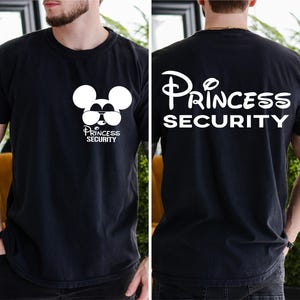 Disney Princess Security T-shirt, Mickey Guard Shirt, Disney Security ...