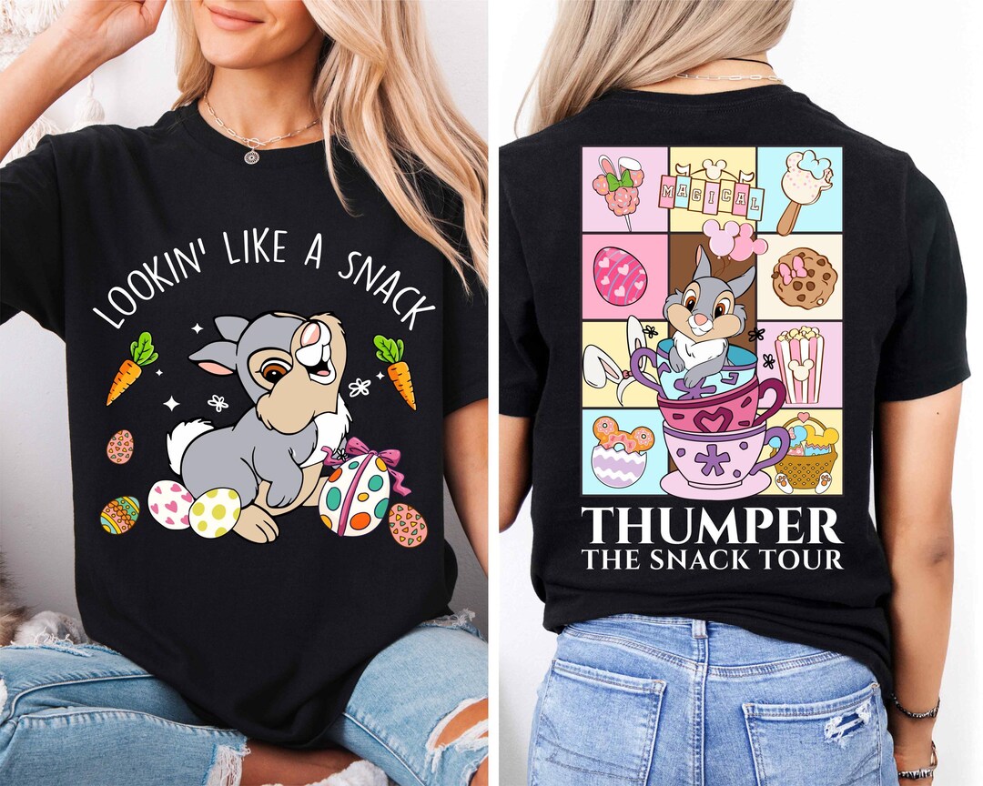 Disney Easter T-shirt, Easter Thumper the Snack Tour Tee, Bambi Thumper ...