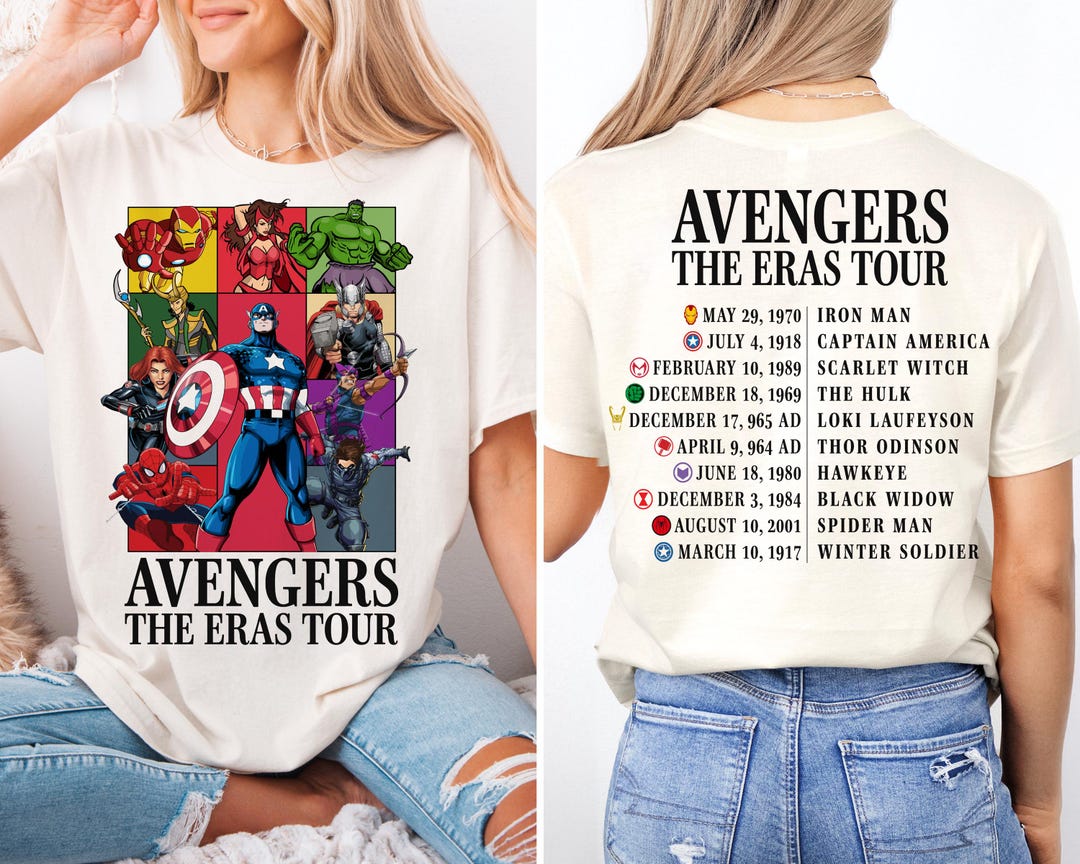 Disney Avengers Tour Shirt, the Marvel Tour T-shirt, Disney Heroes Sweatshirt, Superhero Shirt ...