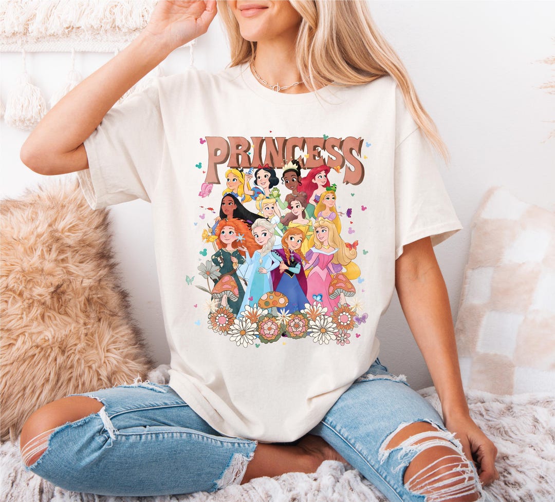 Disney Princess T-shirt, Walt Disney World Shirt, Princess Girl ...