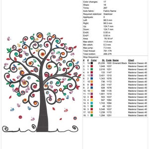 Social Work Tree Machine Embroidery Design, Tree Embroidery Designs ...