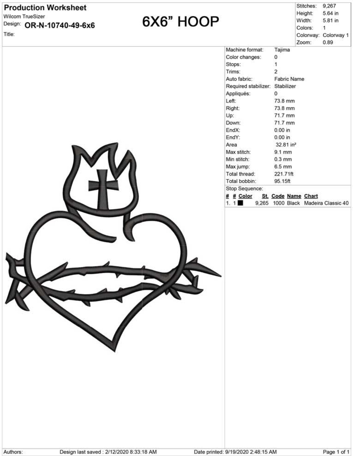 Sacred Heart Symbol Machine Embroidery Design 4 Sizes EMB - Etsy