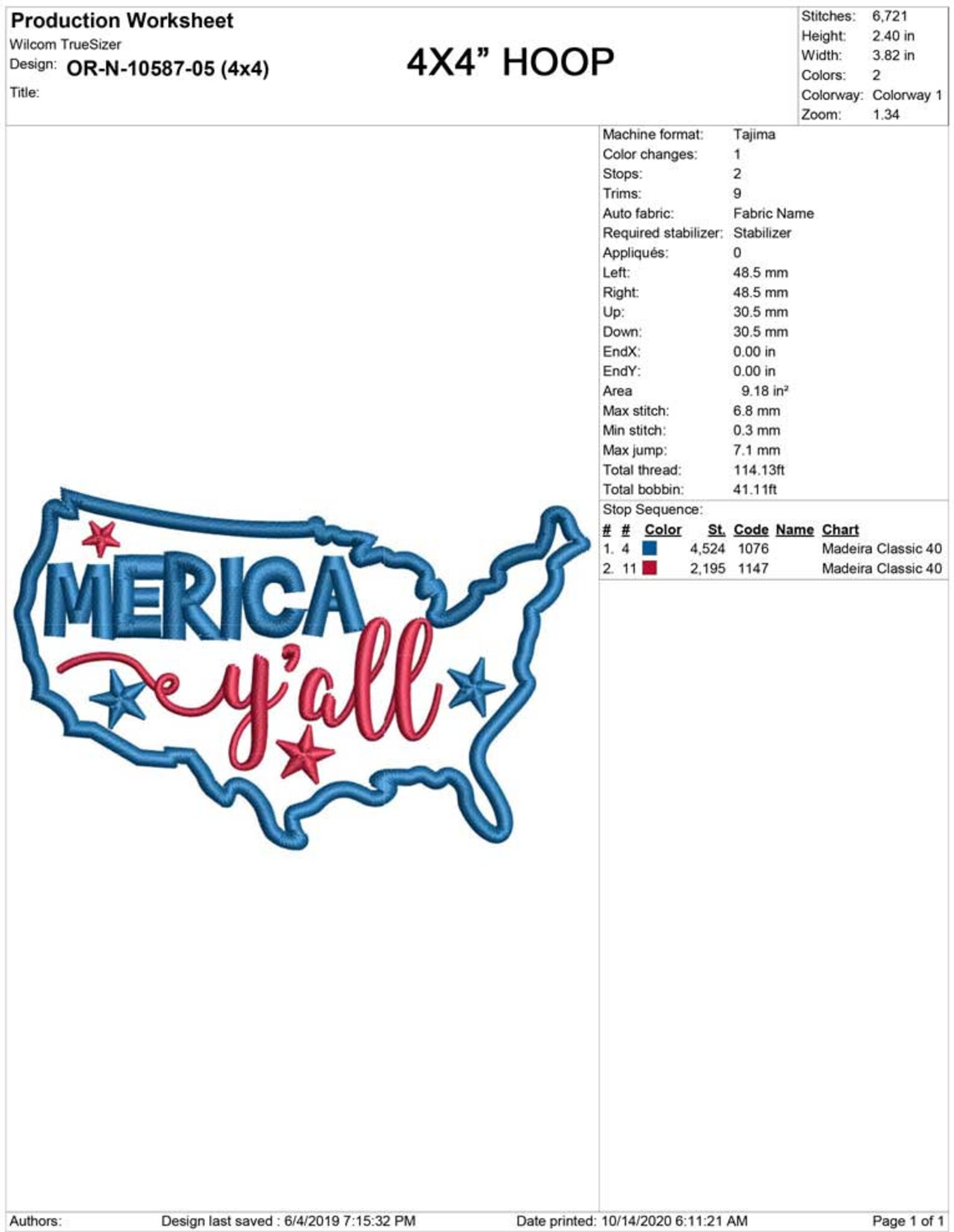 4th of July Merica Y'all Map Machine Embroidery Design - Etsy