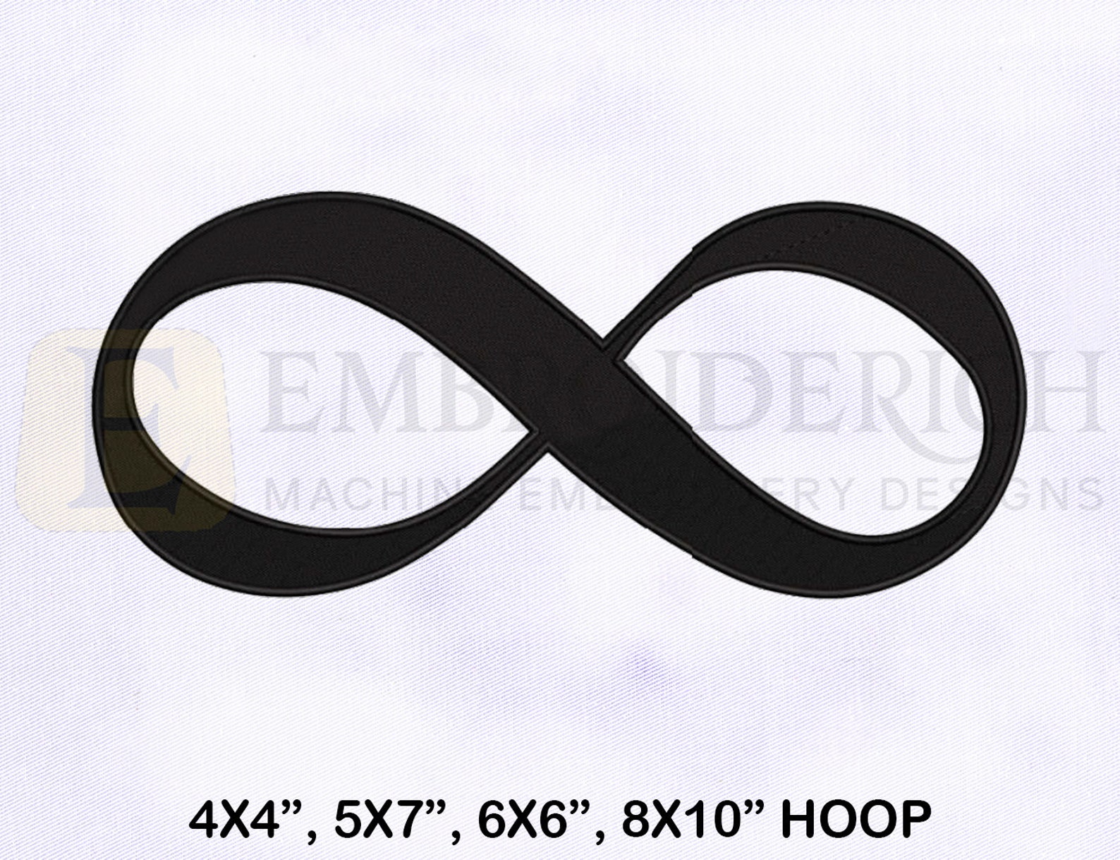 Infinity Symbol Machine Embroidery Design 4 Sizes Embroidery - Etsy