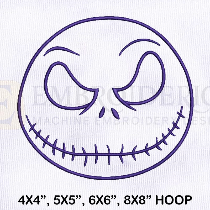 Jack Skellington Outline - Etsy