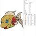 Colorful Fish Machine Embroidery Design, Fish Embroidery Designs ...