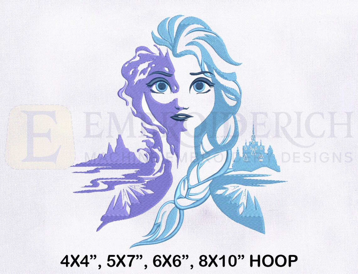 Frozen Machine Embroidery Designs Bundle 4 Sizes Embroidery - Etsy