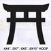 Shinto Symbol Machine Embroidery Design | 4 Sizes Embroidery Designs ...