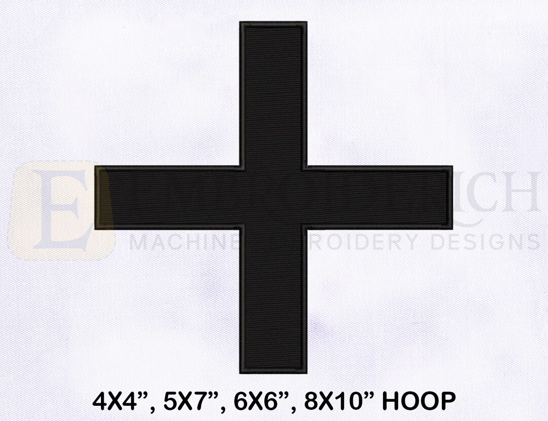 Greek Cross Machine Embroidery Design | 4 Sizes EMB Designs | Greek ...