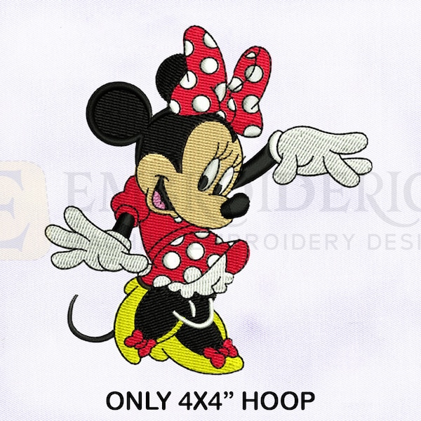 Minnie Mouse Embroidery Design - Etsy