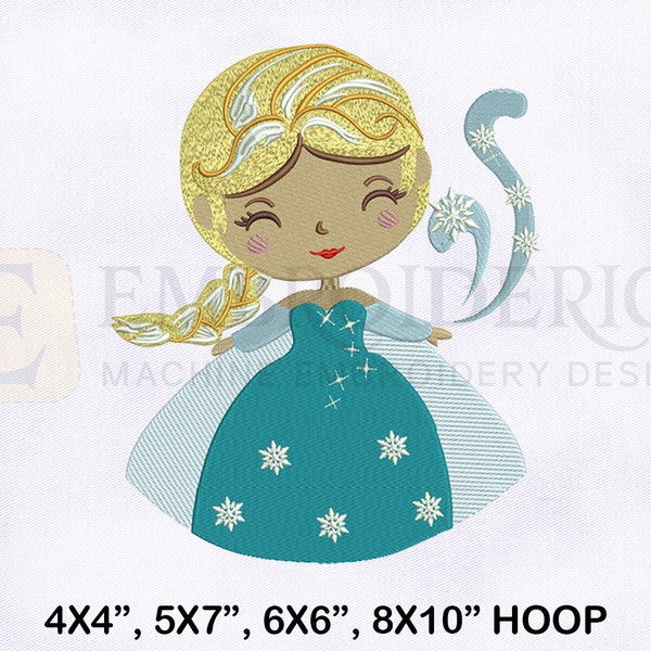 Elsa Embroidery - Etsy