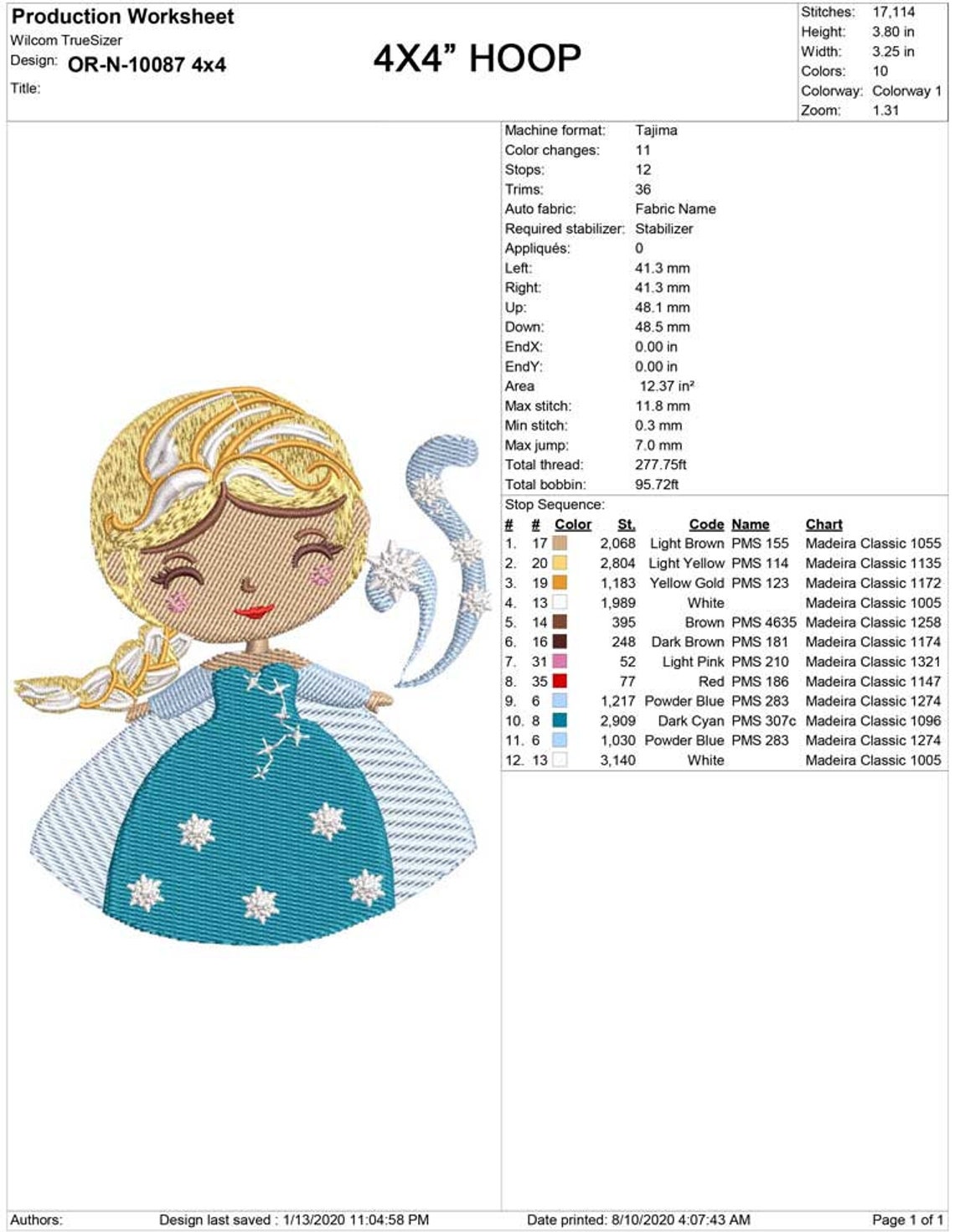 Frozen Baby Princess Elsa Embroidery Design Frozen Embroidery - Etsy