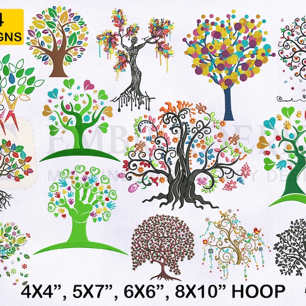 Embroidery Family Tree - Etsy