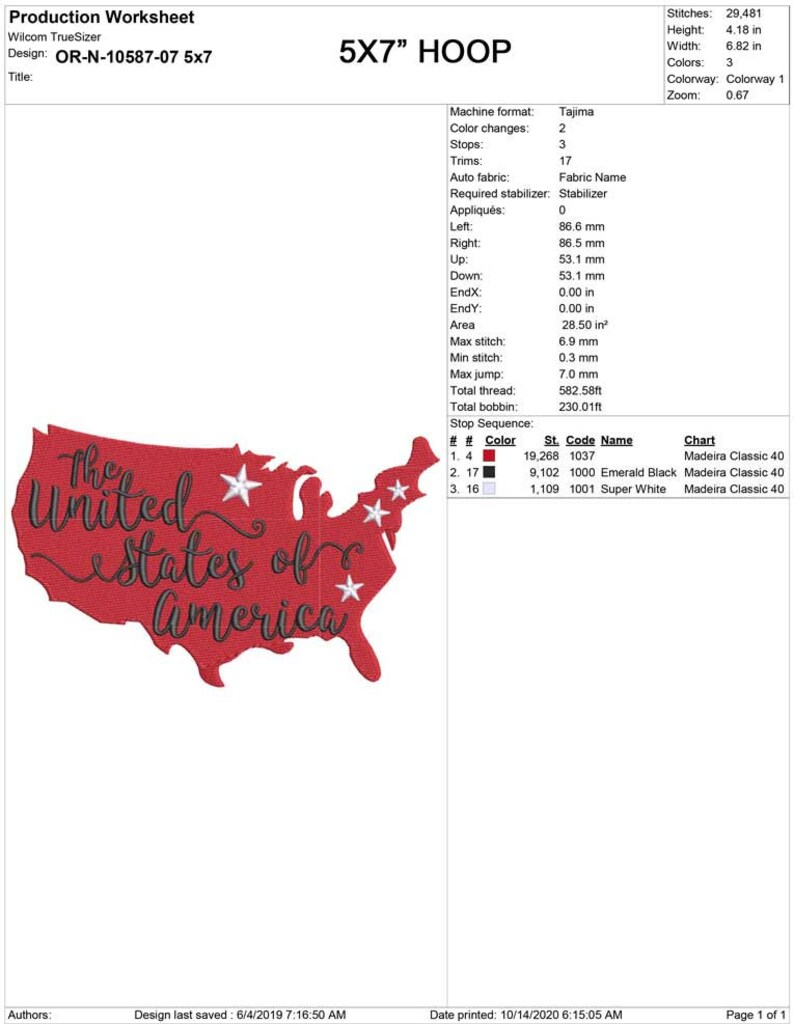 The United States of America Map Machine Embroidery Design - Etsy