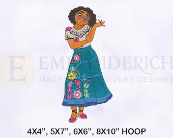 Mirabel Madrigal Machine Embroidery Design, Mirabel Madrigal Embroidery ...