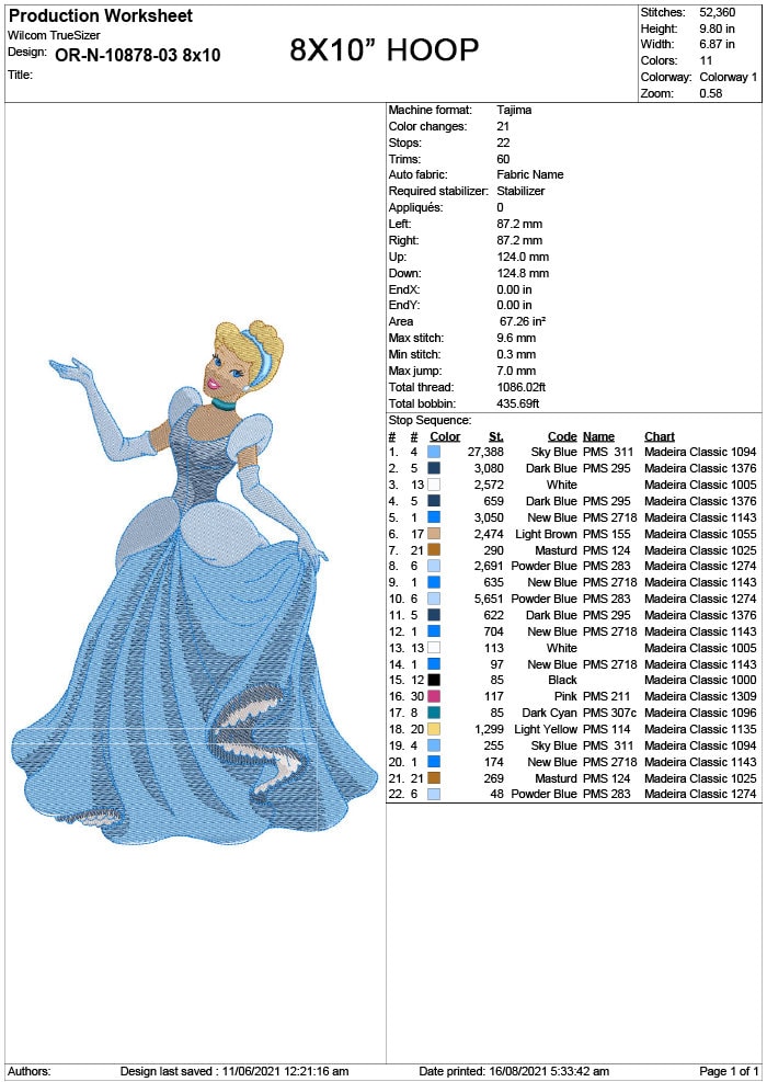 Princess Cinderella Machine Embroidery Design Princess - Etsy