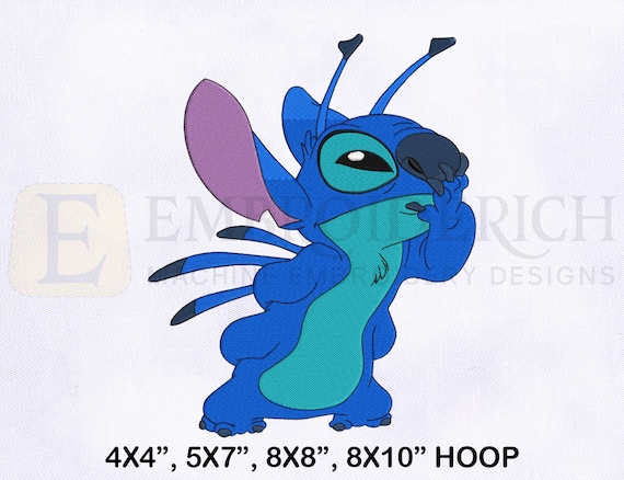 Stitch Machine Embroidery Design Lilo and Stitch Embroidery | Etsy