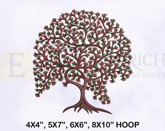 Tree of Life Machine Embroidery Design - Etsy