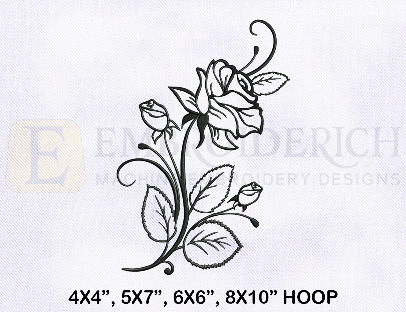 Outline Machine Embroidery Designs Bundle 4 Sizes EMB | Etsy