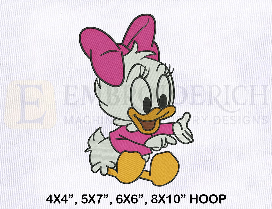 Cute Baby Daisy Duck Embroidery Design, Looney Tune Embroidery Designs ...