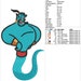 Aladdin Genie Machine Embroidery Design, Genie Embroidery Designs ...
