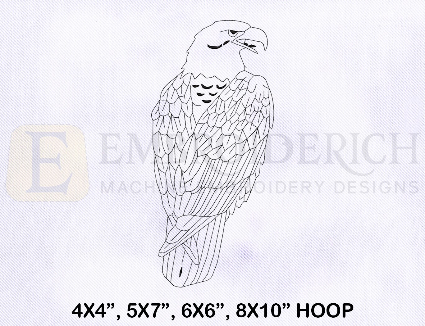 Peregrine Falcon Outline Embroidery Design Animals Embroidery - Etsy