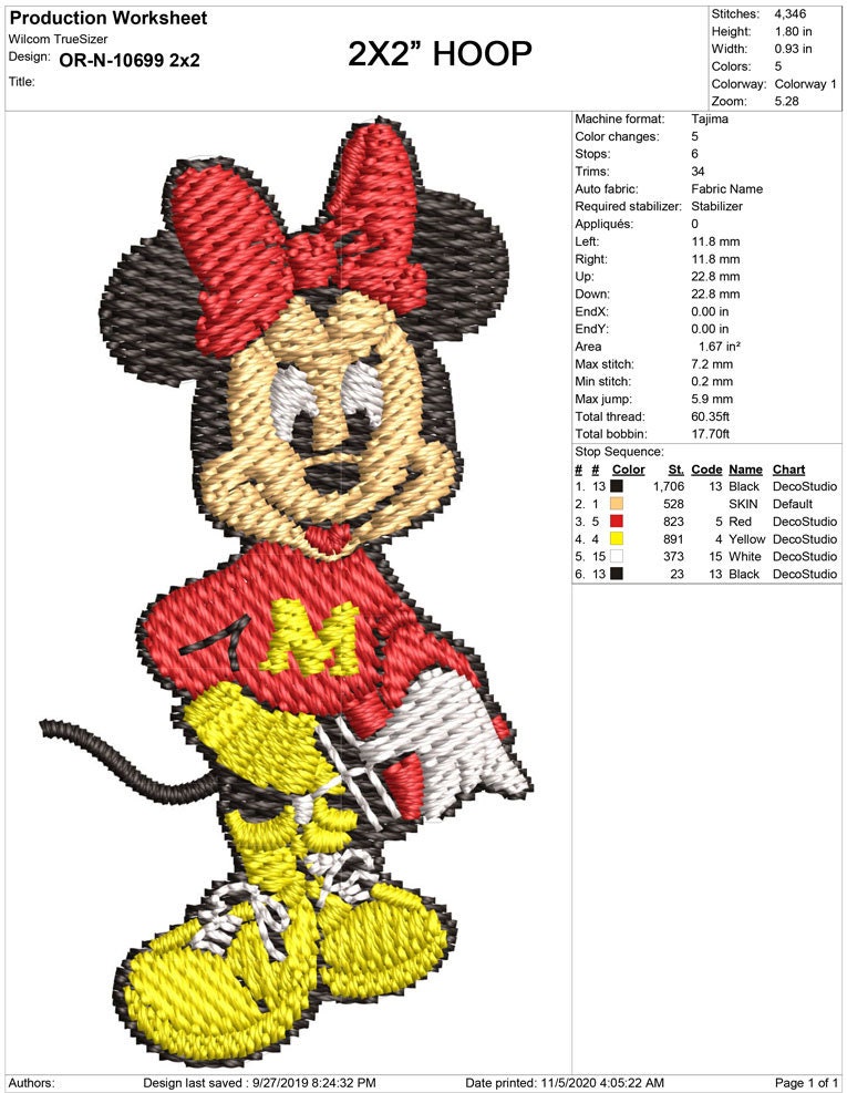 Minnie Mouse Go to School Machine Embroidery Design Minnie - Etsy