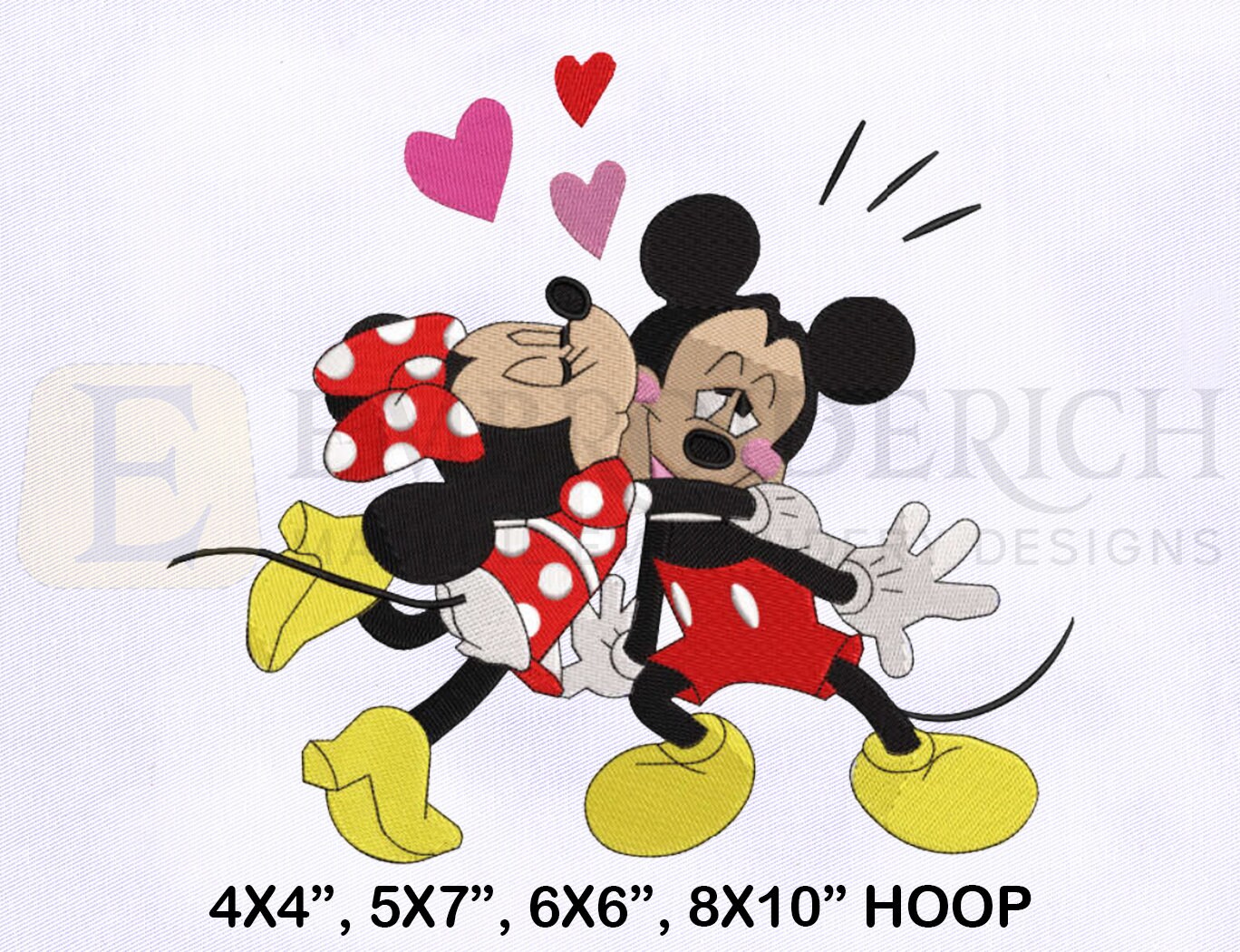 40 Mickey and Minnie Embroidery Designs Bundle 4 Sizes EMB - Etsy UK