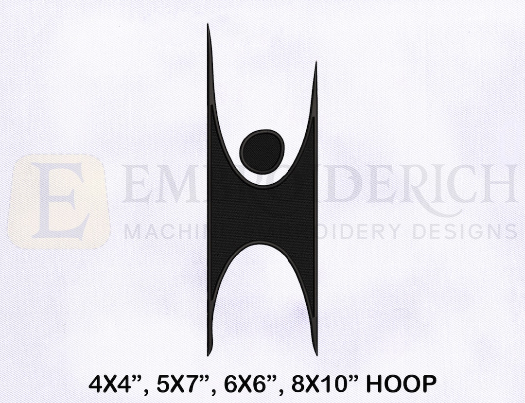 Humanist Emblem of Spirit Machine Embroidery Design | 4 Sizes ...