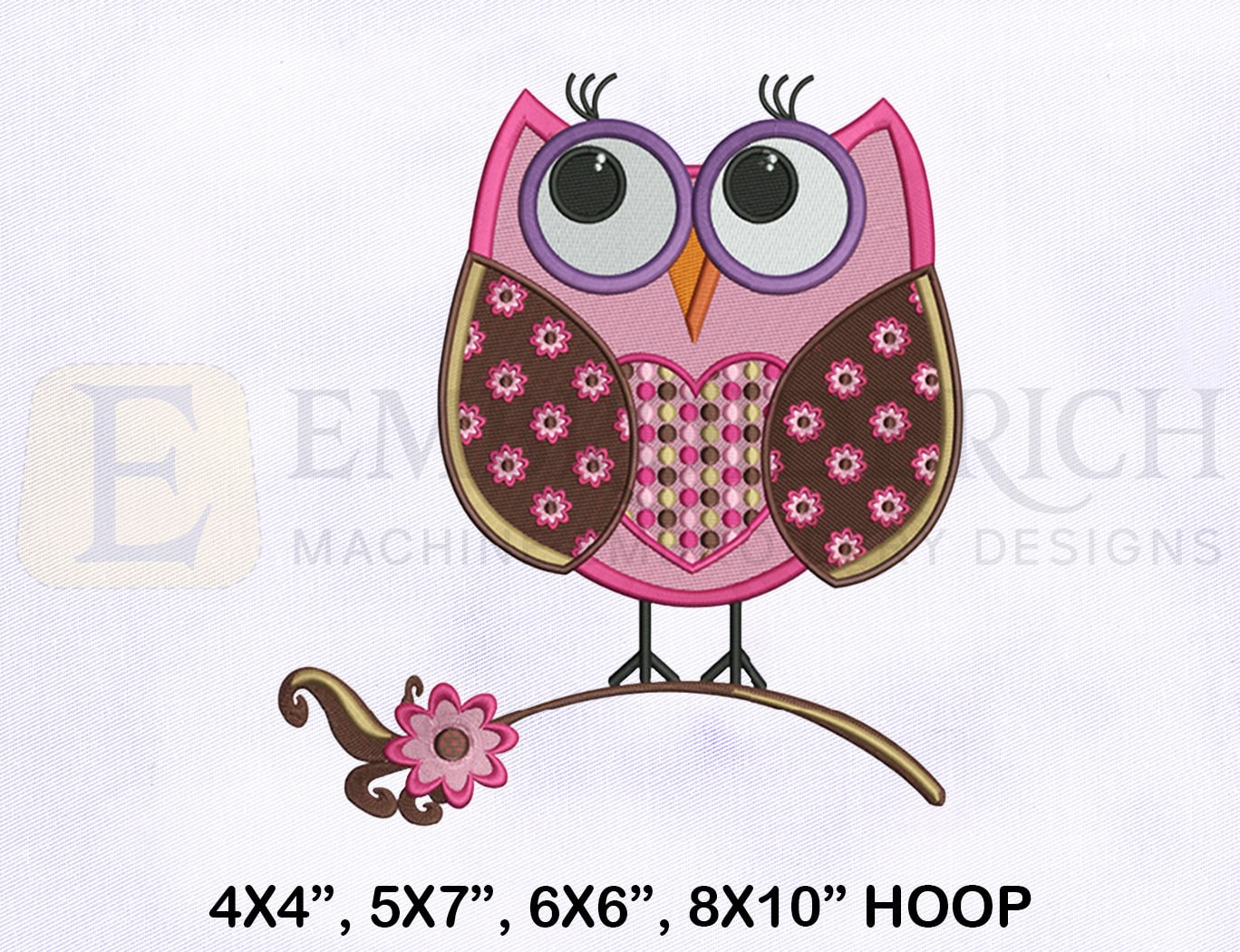 Owl Machine Embroidery Designs Bundle 4 Sizes EMB Designs - Etsy