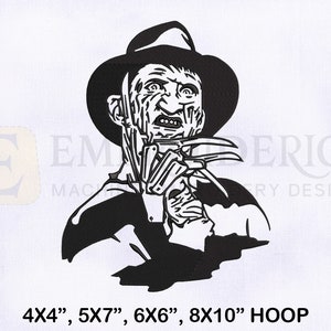 Horror Movies Killer Embroidery Designs Bundle, 4 Sizes EMB Designs ...