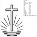 New Apostolic Cross Machine Embroidery Design | 4 Sizes EMB Designs ...