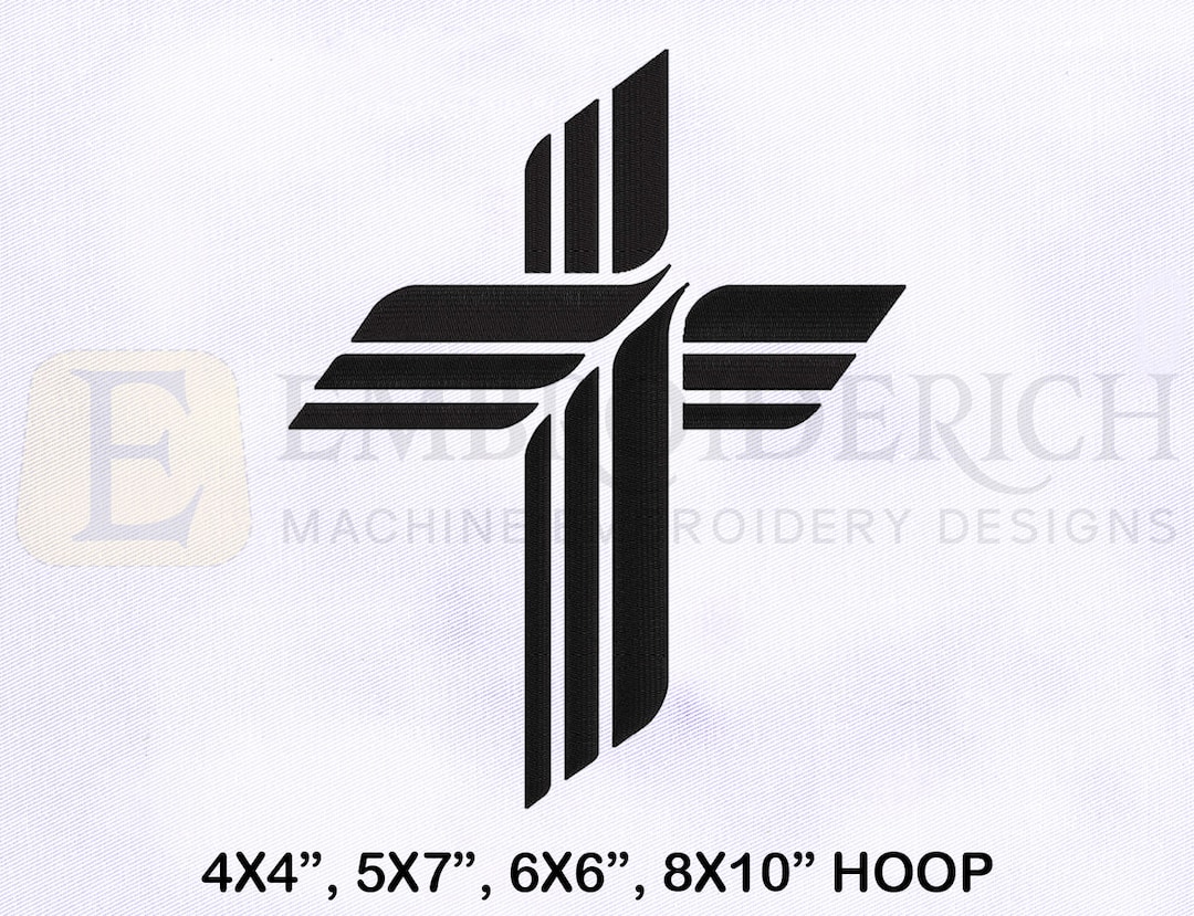 Lutheran Church Missouri Synod Cross Embroidery Design | 4 Sizes EMB ...