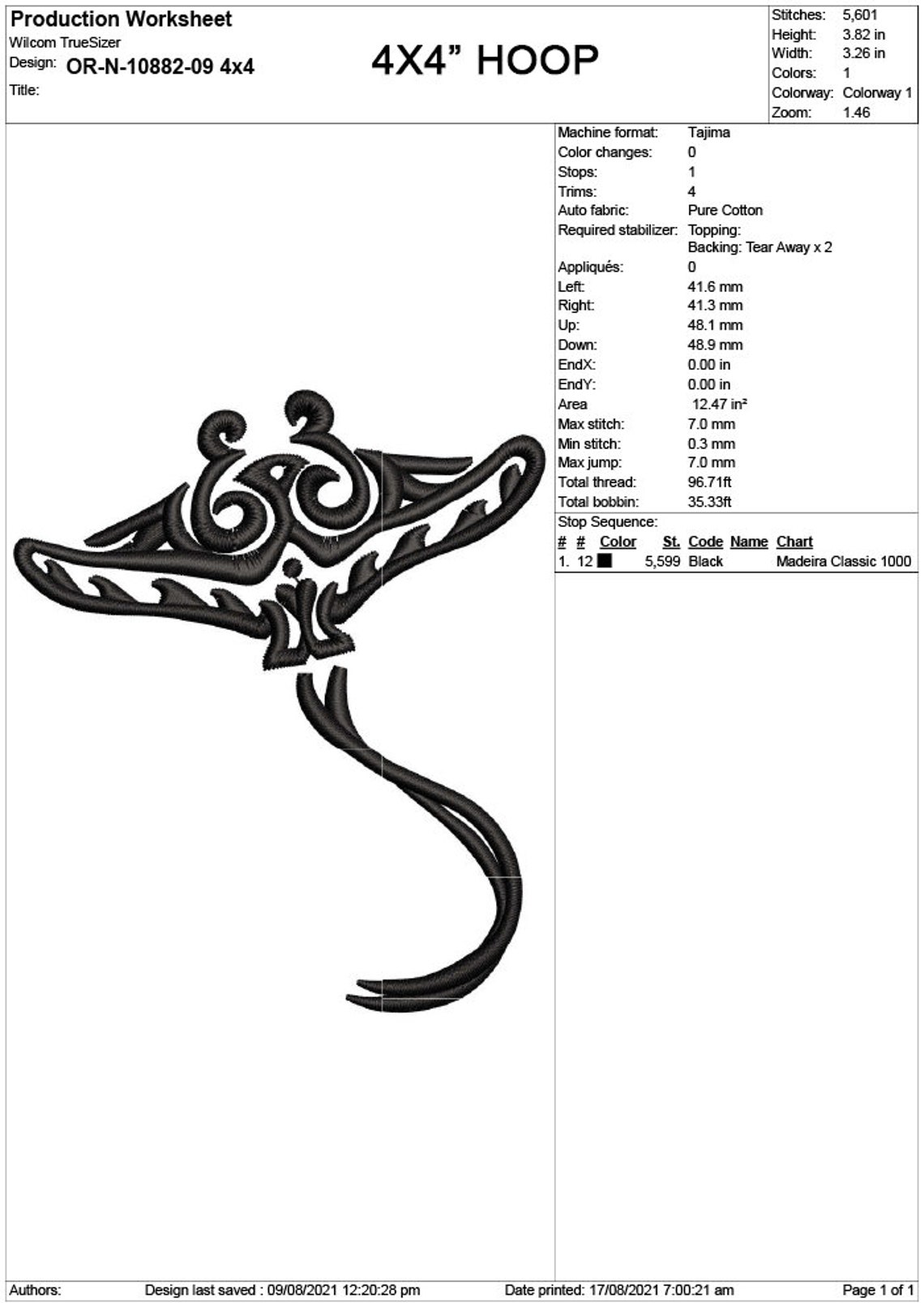 Silhouette Sea Flap Flap Machine Embroidery Design Sea Flap - Etsy