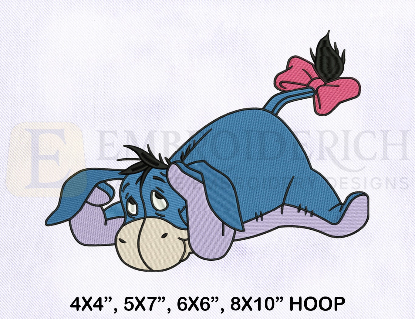 Winnie the Pooh Eeyore Embroidery Design, Eeyore Machine Embroidery ...