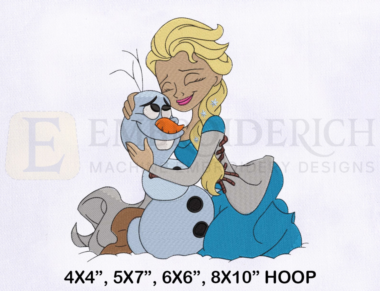 30 Frozen Machine Embroidery Designs Bundle 4 Sizes - Etsy