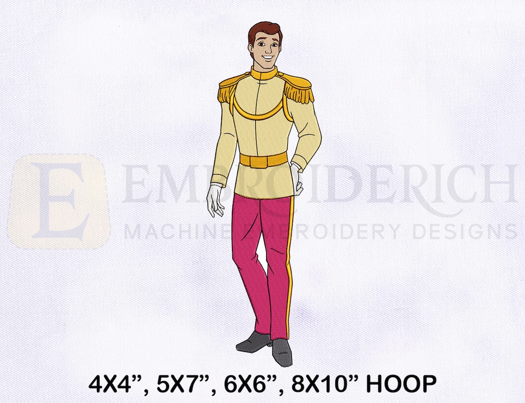 Prince Charming Machine Embroidery Design, Prince Embroidery Designs ...