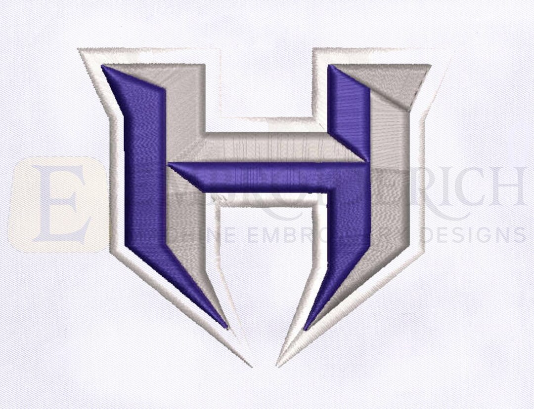 Letter H 3D Puff Machine Embroidery Design | 2.30 Inche Tall, Puff ...