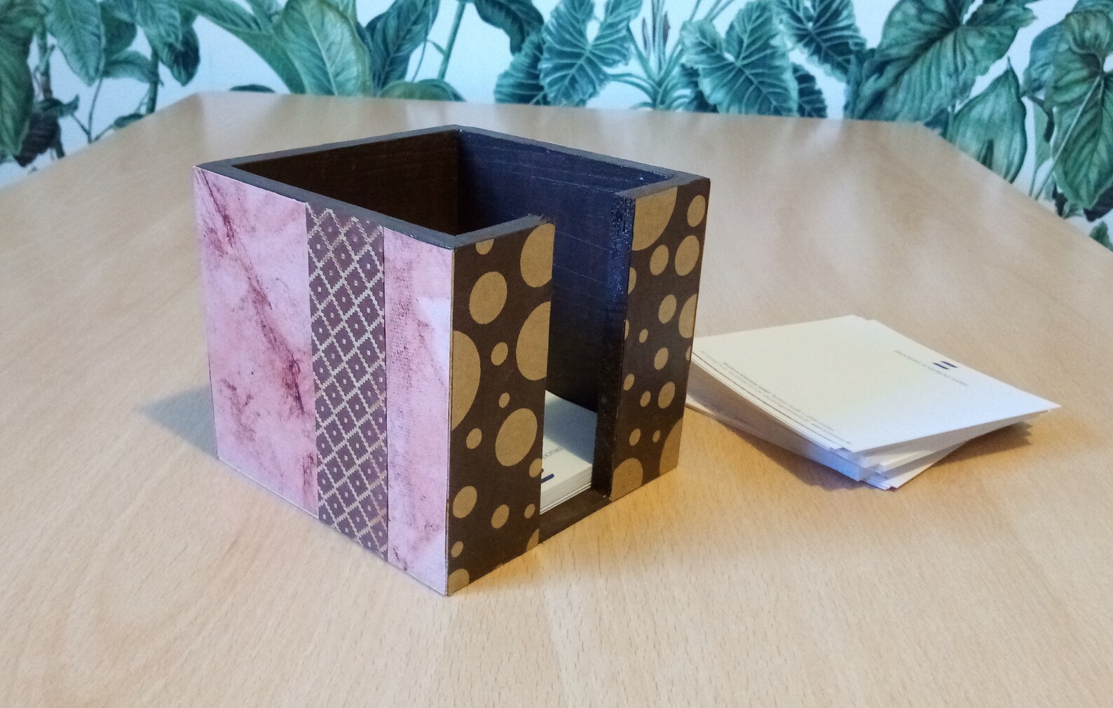 Note Box, Note Box Made of Wood - Etsy