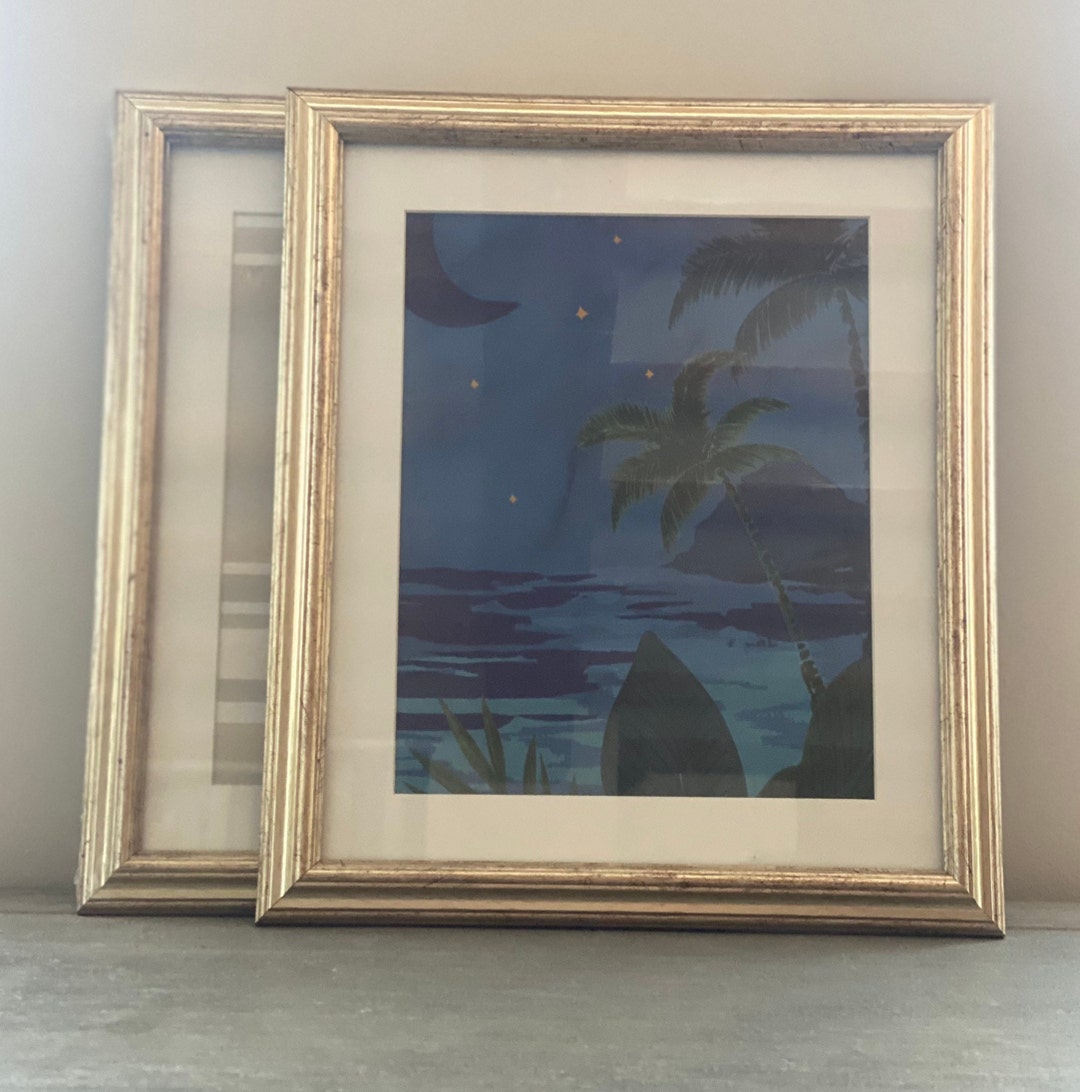 Antique Effect Ribbed Photo Frame & Mount in Champagne Wall Decor Photo ...