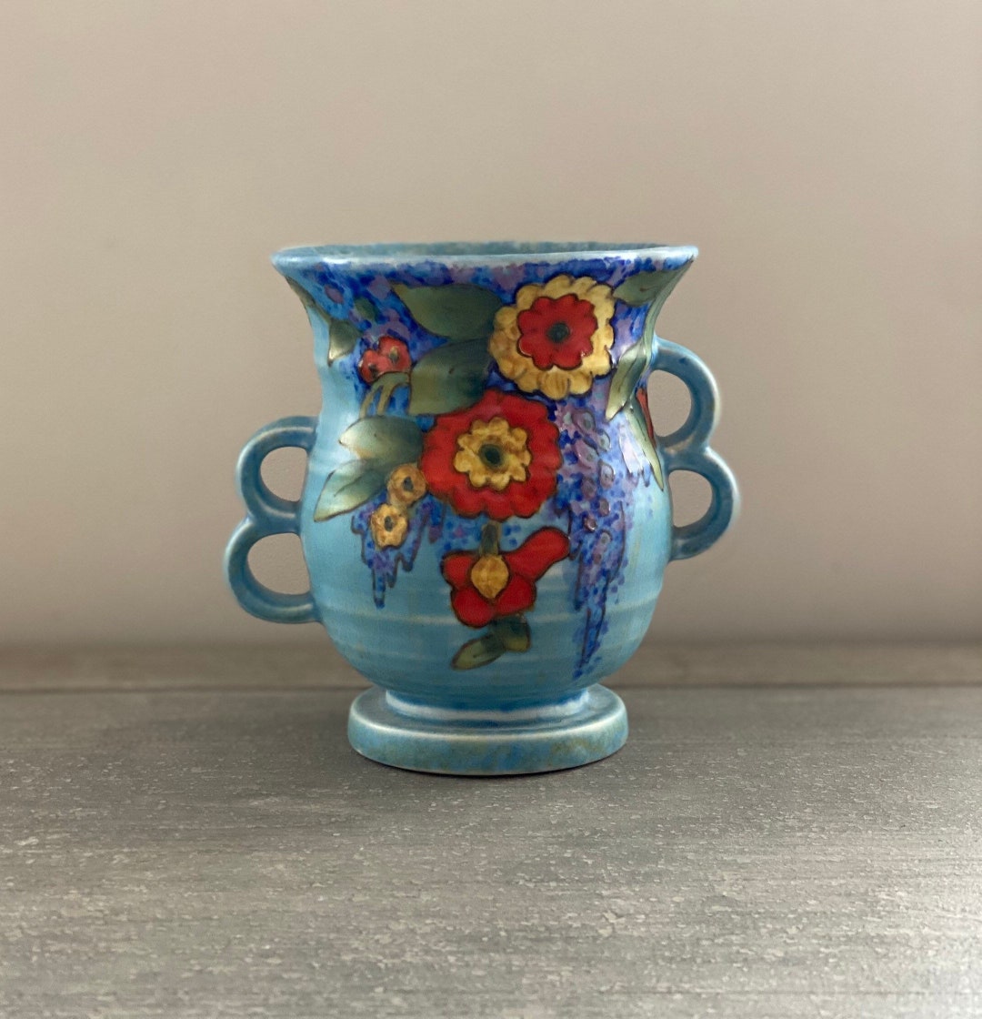 Rare Crown Devon Fieldings Art Deco Unusual Vase Circ 1930s - Etsy