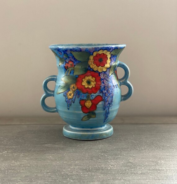 Rare Crown Devon Fieldings Art Deco Unusual Vase Circ 1930s - Etsy UK