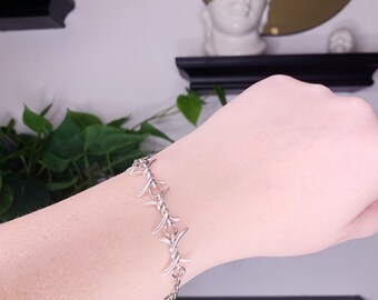 Barbed Wire Bracelet | Etsy