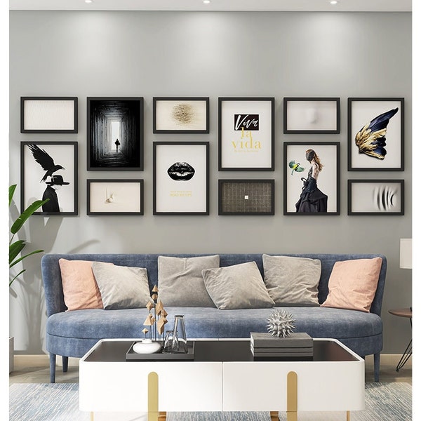 Wooden Picture Frames With Glass - Etsy