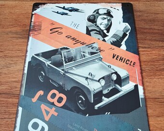 Land Rover Metal Sign - Etsy UK