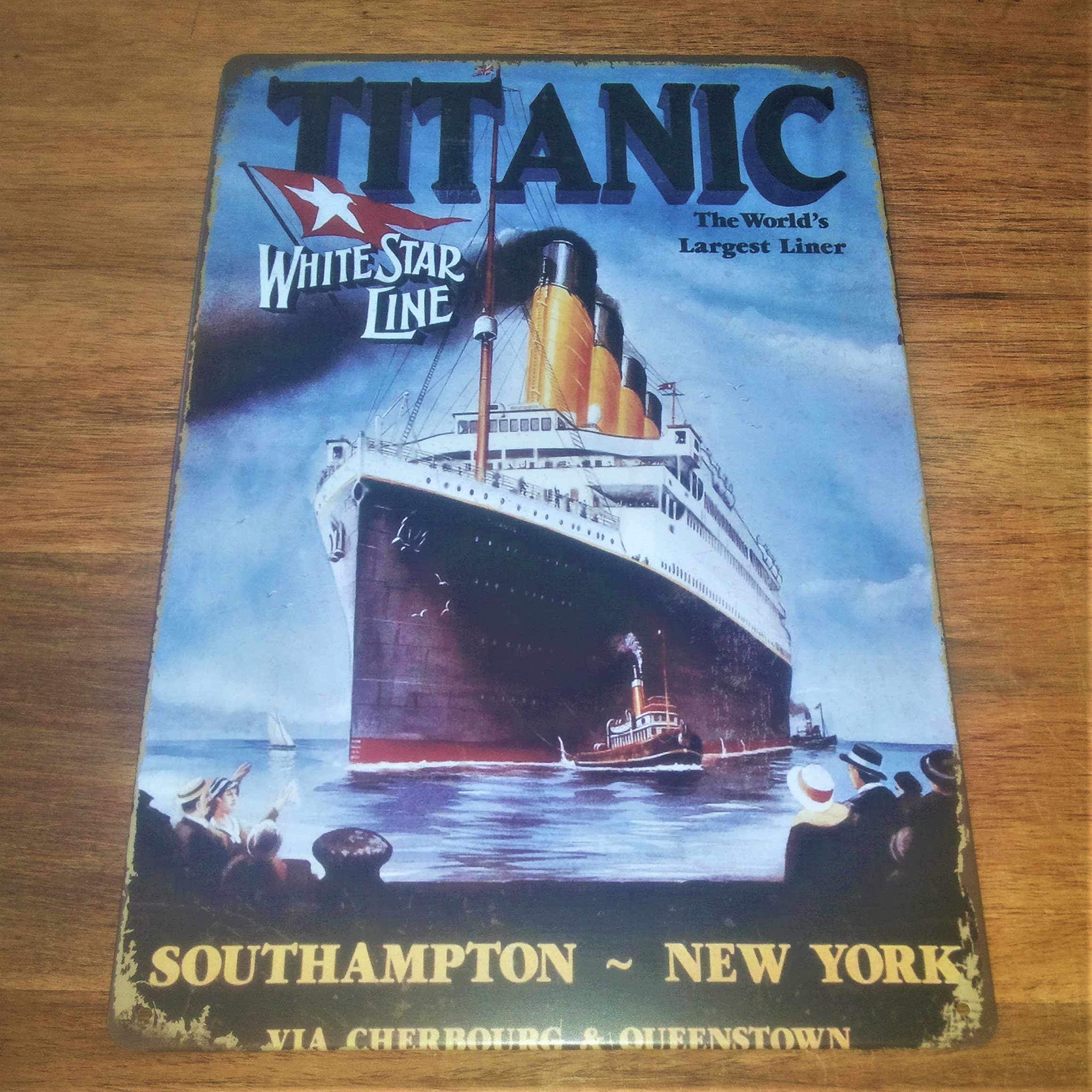 Titanic 20x30 Cm Retro Style Metal Plaque Tin Sign for - Etsy UK