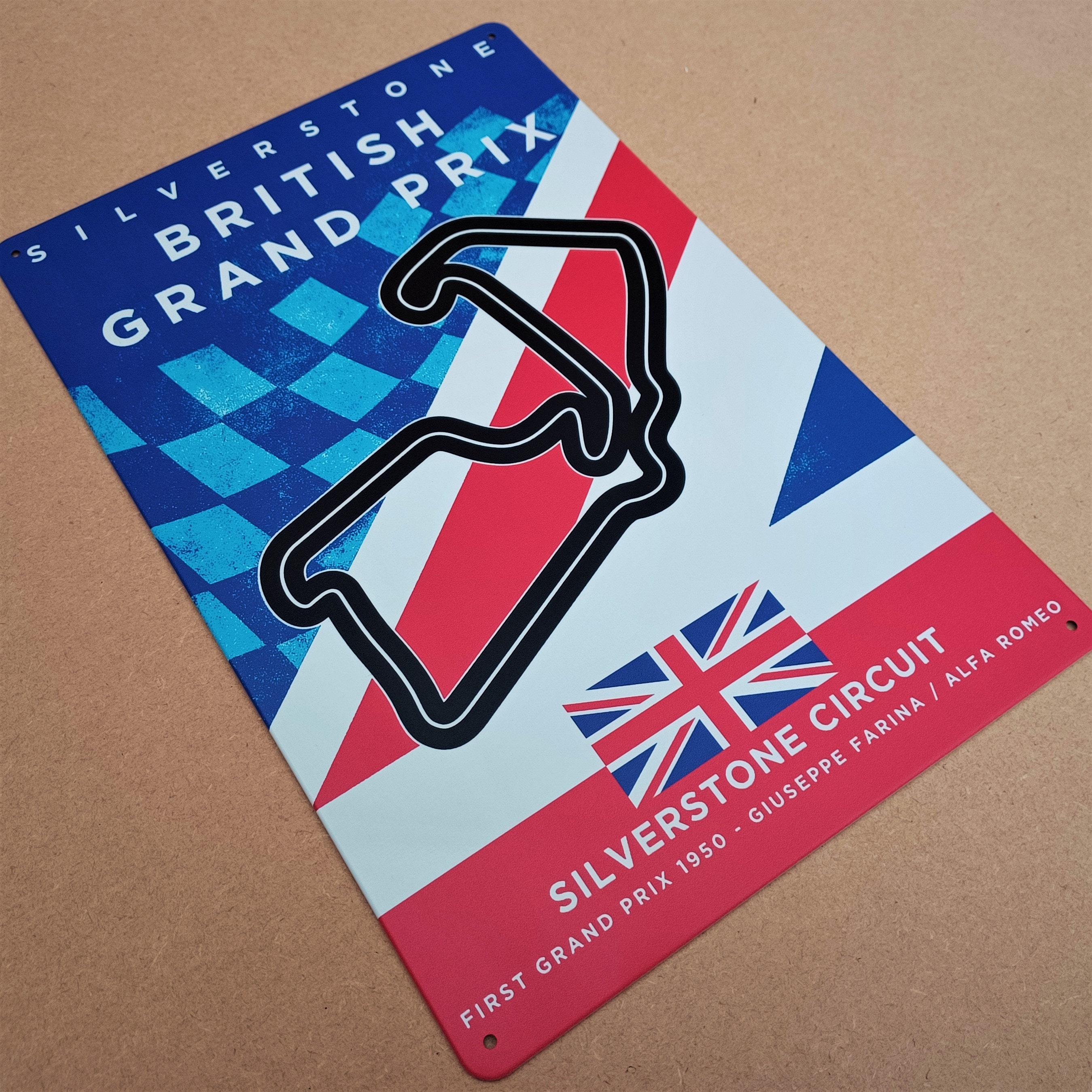 Silverstone Circuit Metal Plaque 20x30 Cm Retro Tin Sign for - Etsy UK